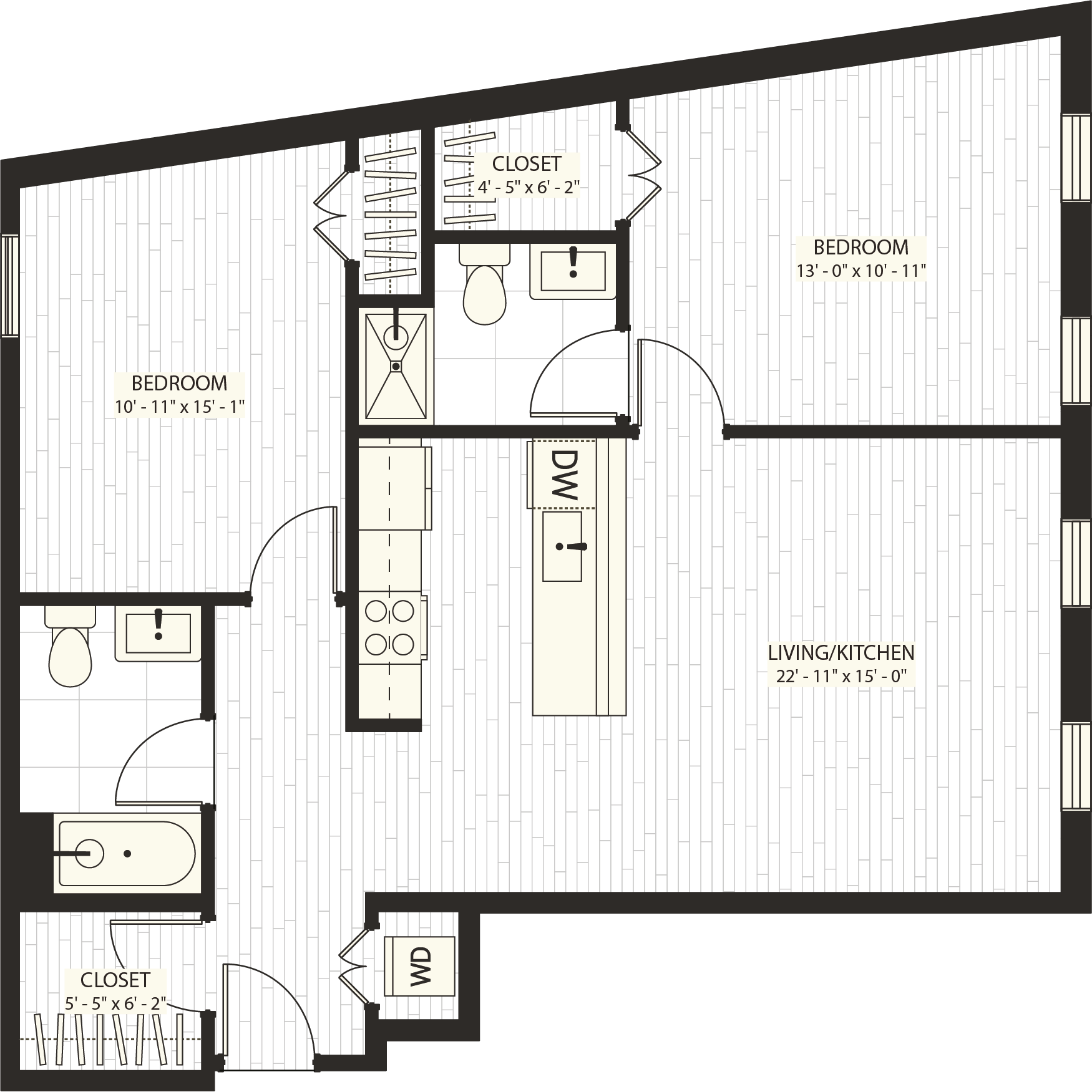 The Elks | Floor plans