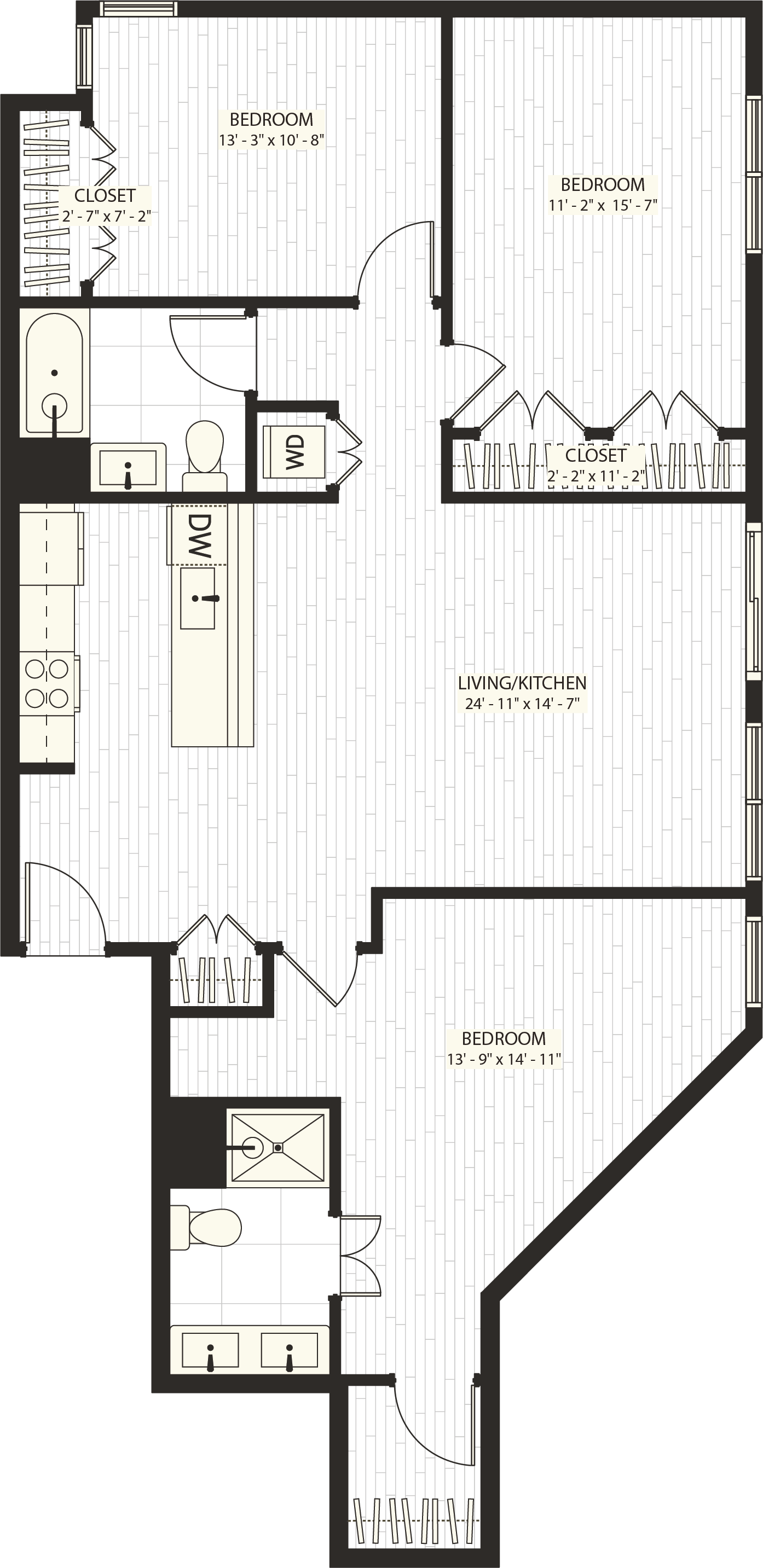 The Elks | Floor plans