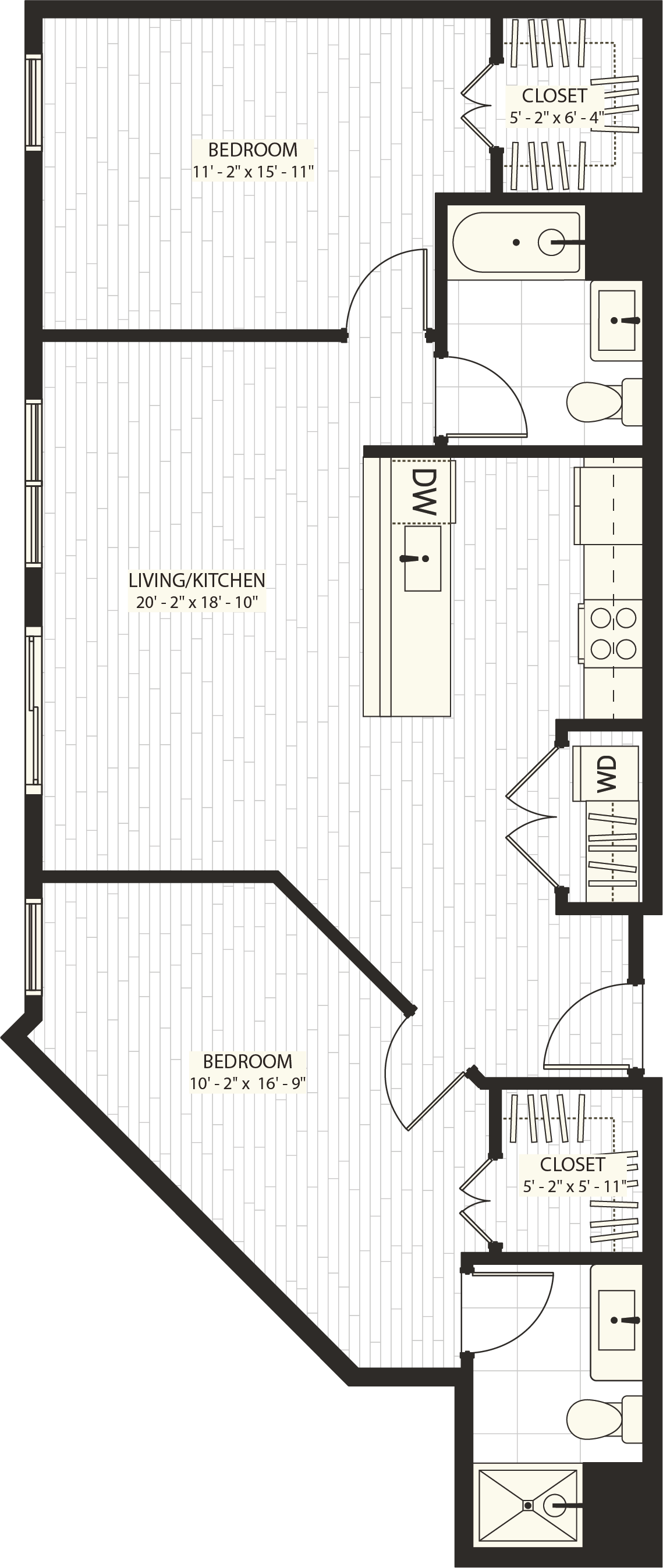 The Elks | Floor plans
